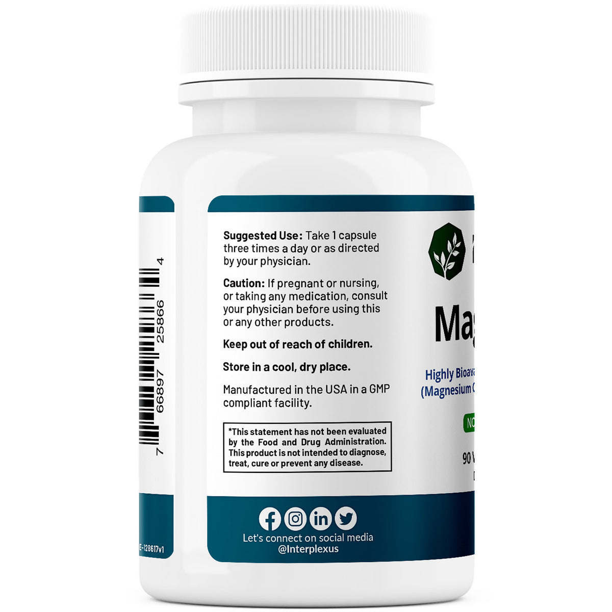 Magnesium³ | Magnesium | Highly Bioavailable Magnesium – InterPlexus