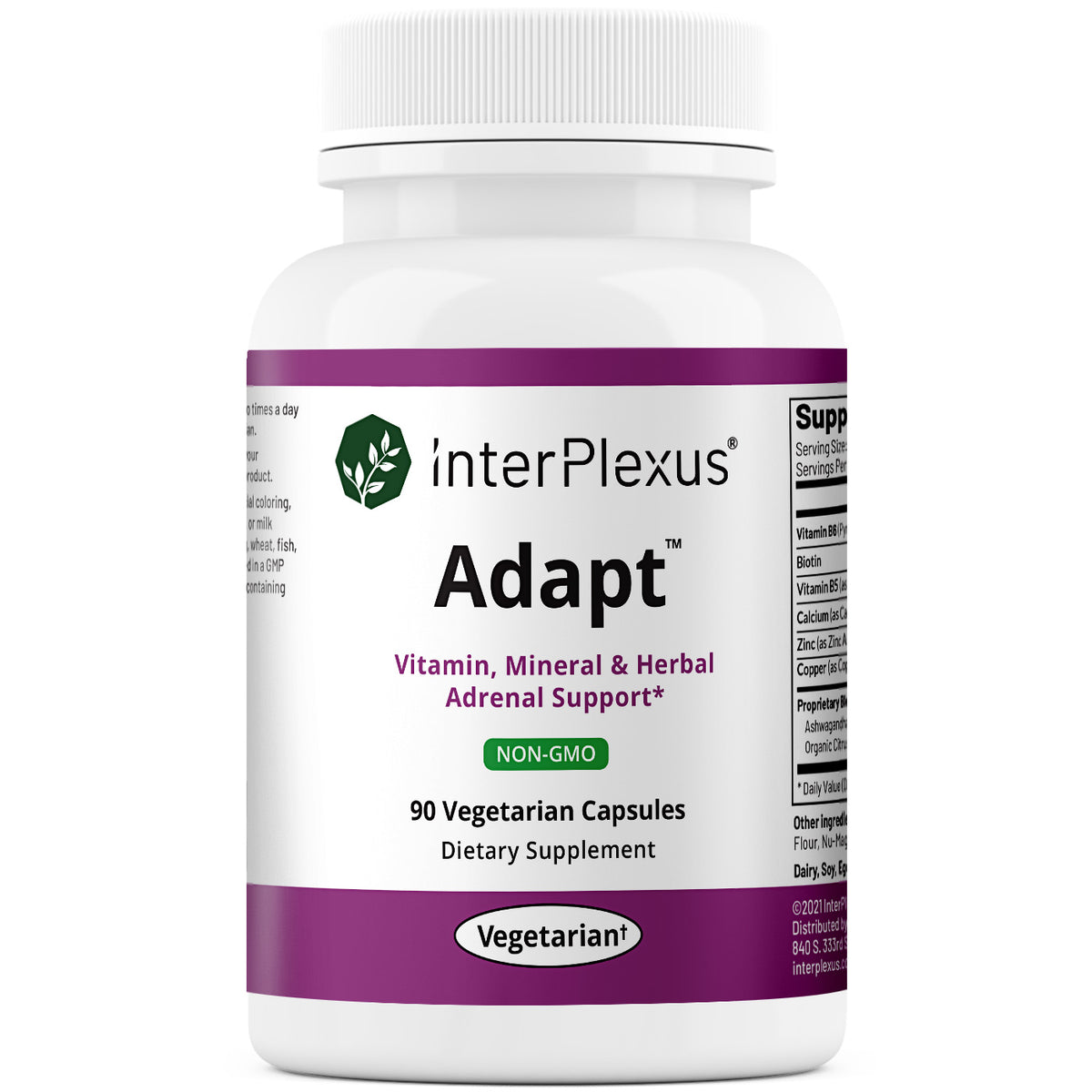 Adapt | Natural Adrenal Support | Adaptogen Supplement – InterPlexus
