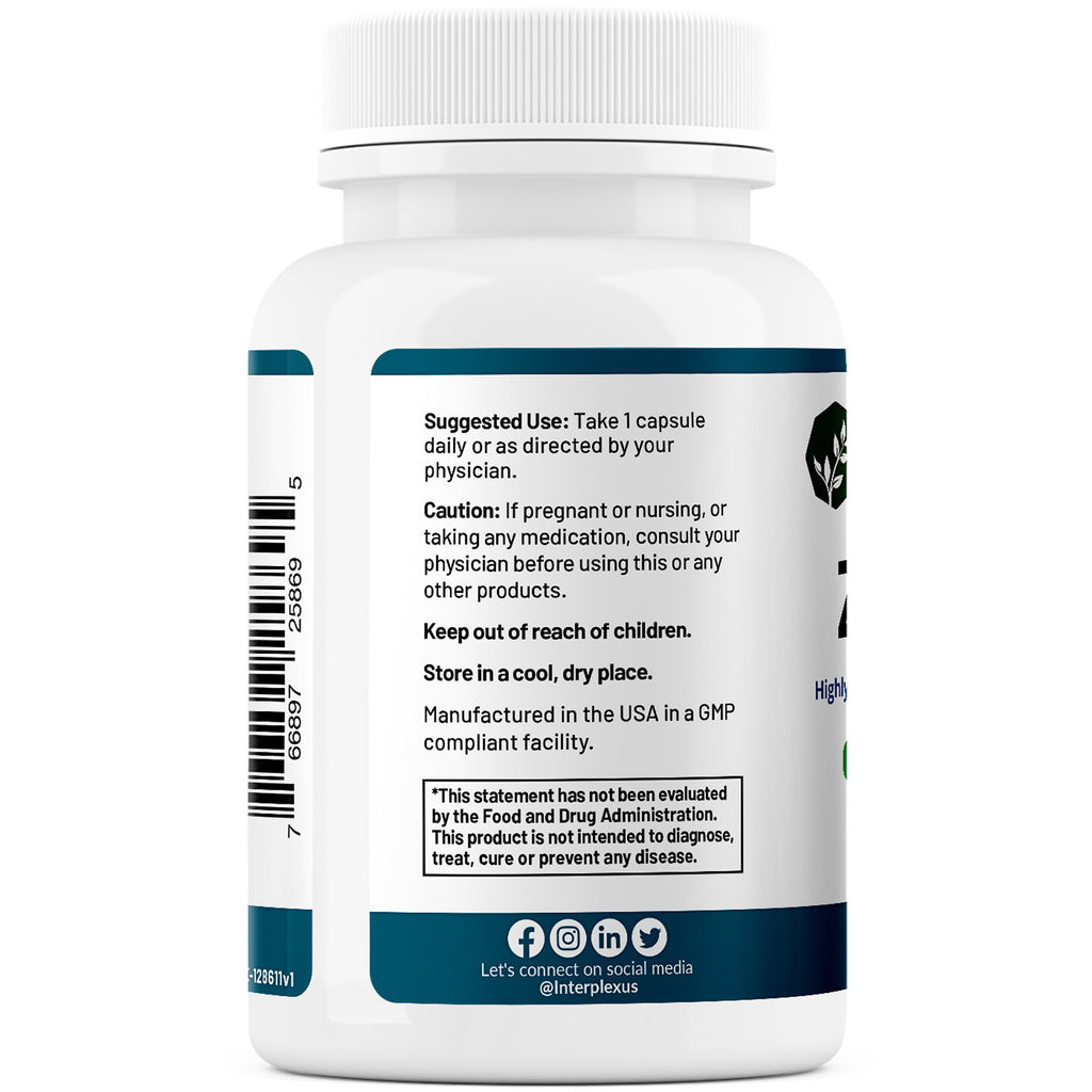 Zinc Plus | Bioavailable Zinc | Vitamin C | Organic Bioflavonoids – InterPlexus